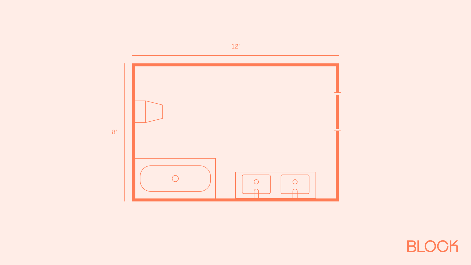 8x12 Bathroom Floor Plans & Layout Ideas