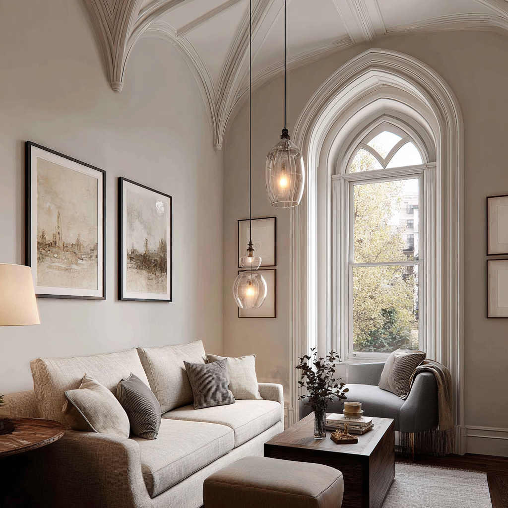 Cathedral Ceiling Ideas - Trim, Molding, Beams & Lighting