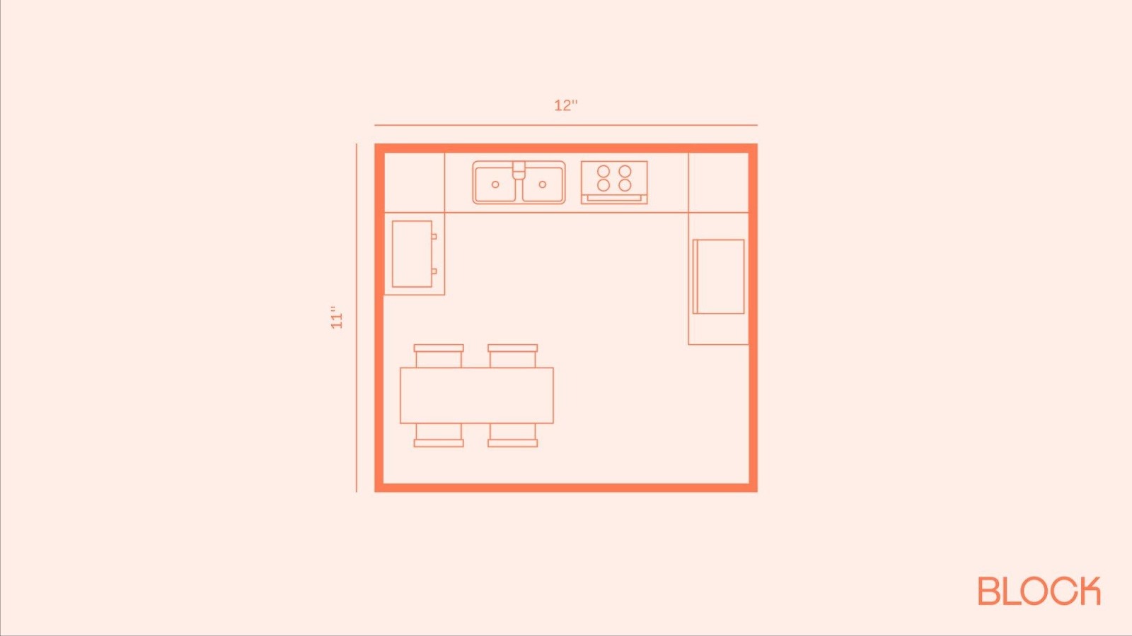 11x12 Kitchen Layout & Cost