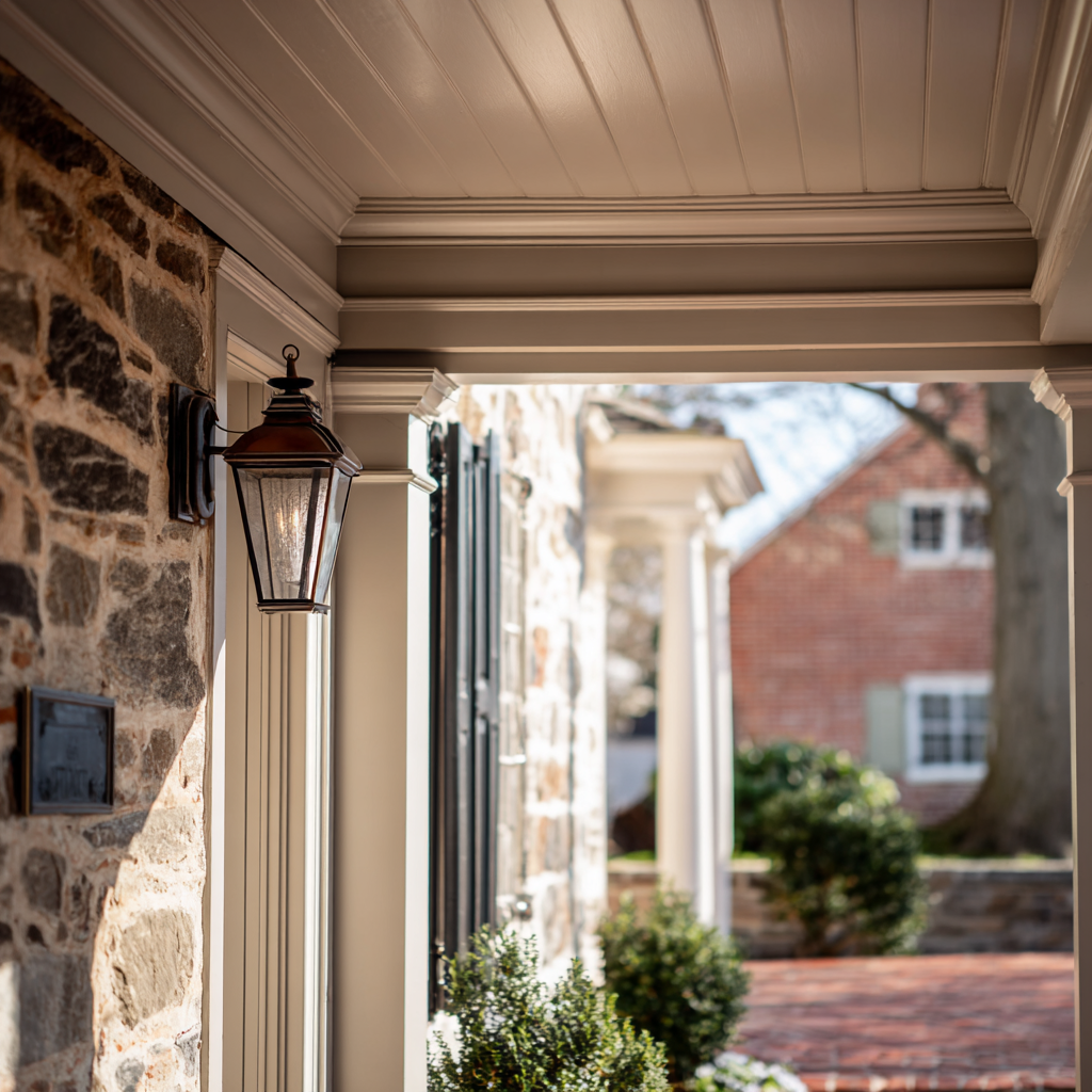 Adding a Front Porch to a Colonial